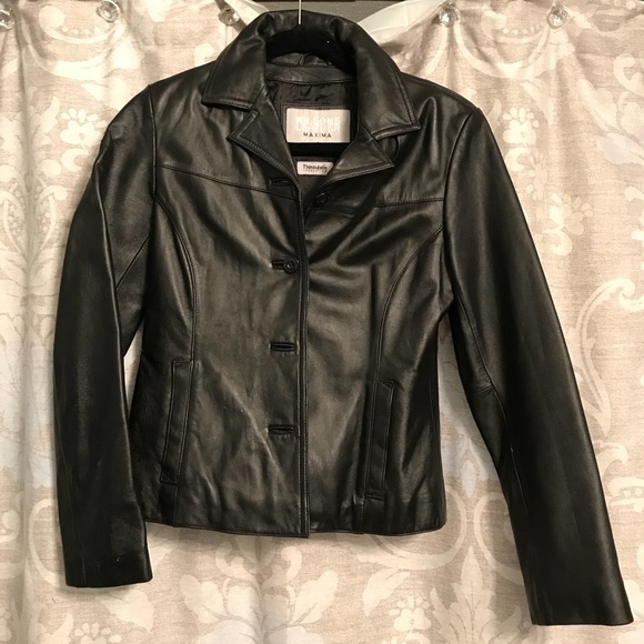 Wilsons Leather | Jackets & Coats | Wilsons Leather Maxima Black ...